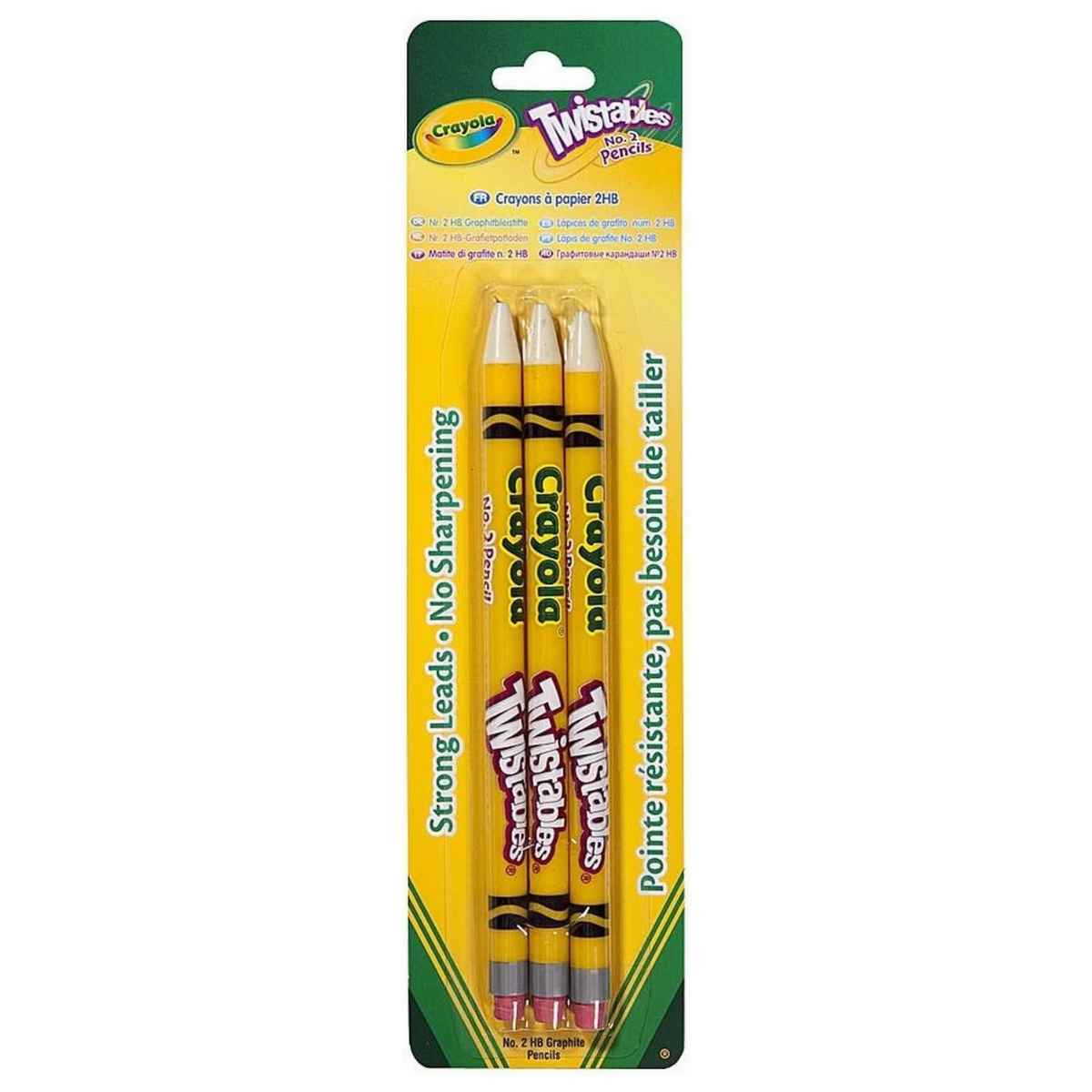 Crayola | Twistable Graphite Pencils 3pc | ChocoLoons
