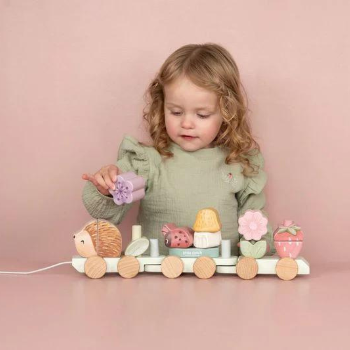 Little Dutch | Hedgehog Stacking Train | Fairy Garden | ChocoLoons