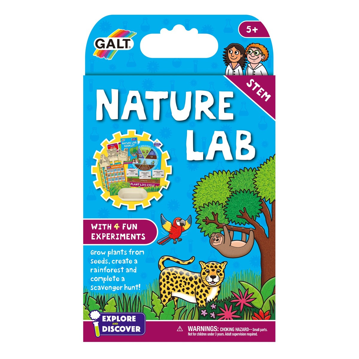 Galt Toys | Nature Lab Seed Growing Kit | Stem Kit | ChocoLoons